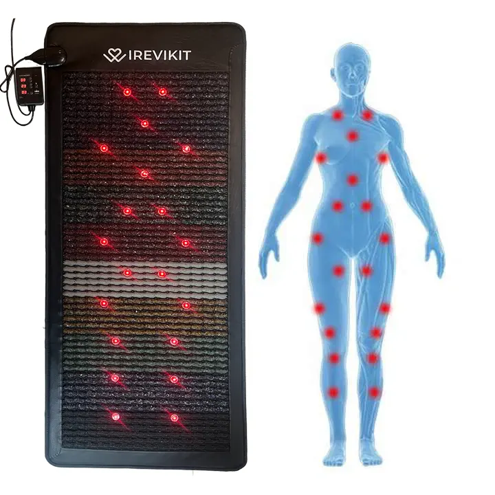 BioPhoton Infrared PEMF Mat, 3 Color LEDs Electromagnetic Mat